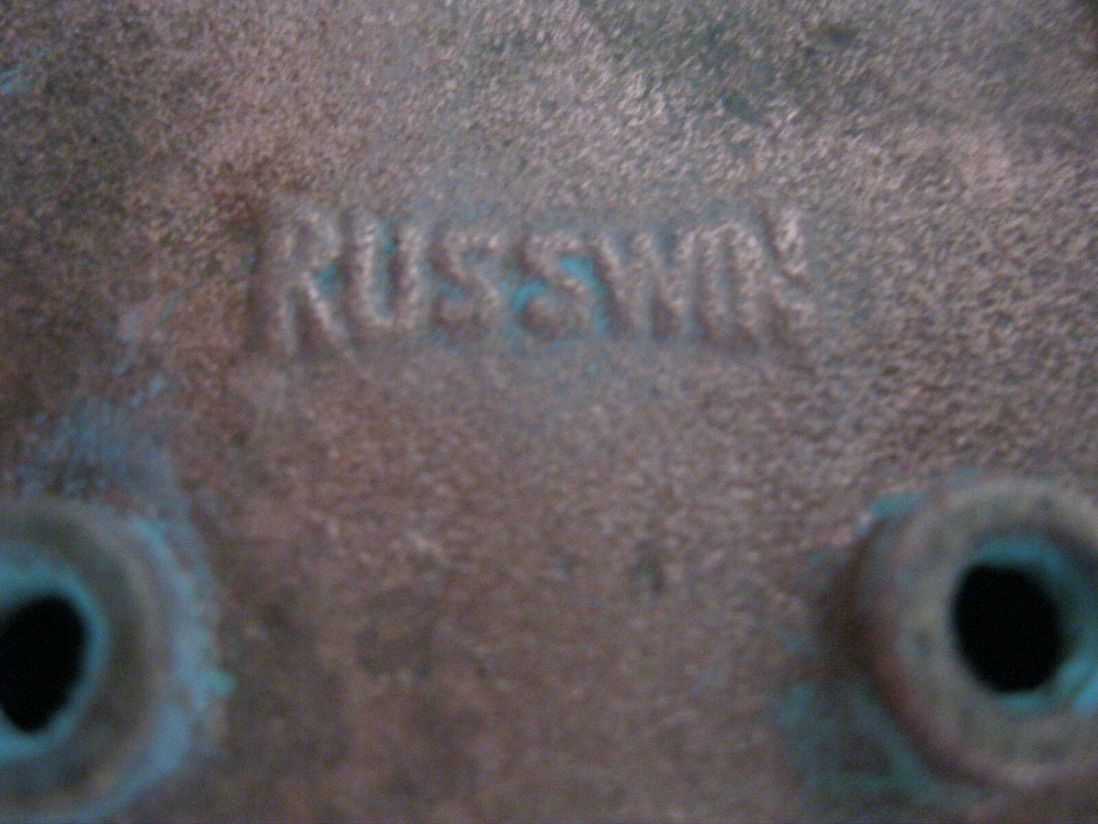 Vintage Brass Door Knob Back Plate for Skeleton Key Lock Russwin 941 ...