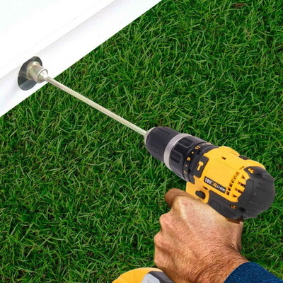 Extension Socket Jack 30cm Caravan Leg Stand Winder Drill Attachment ...