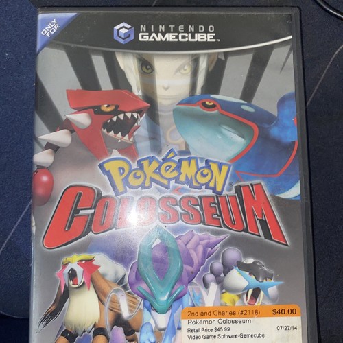 Pokemon Colosseum (Nintendo Gamecube) Original Case And Manual. NO GAME ...
