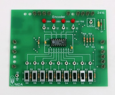NIDA Encoder 2416 PC130-2416 Experiment Card | eBay