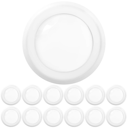 Sunco 12 Pack 5/6 Inch LED Disk Lights, Flush Mount Disc Recessed ...