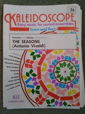 VIVALDI - Autumn and Winter for easy orchestra Chester School sheet ...