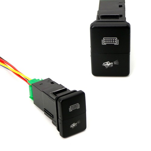 Factory 12V Dual Push Button Switch w/Lightbar/Driving Light For Toyota ...