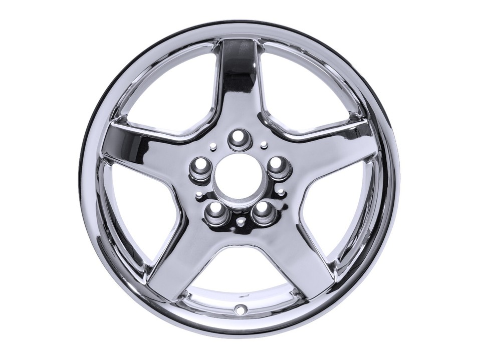 New Mercedes-Benz 8x18" ET 25 Replica 5-Spoke Chrome Rims Set | eBay