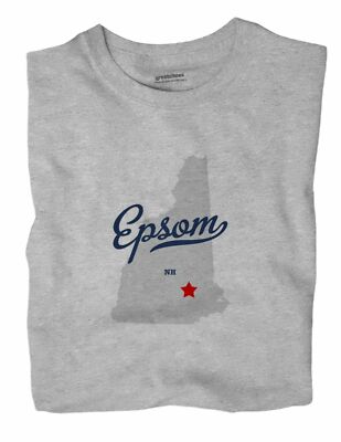 Epsom New Hampshire NH T-Shirt MAP | eBay