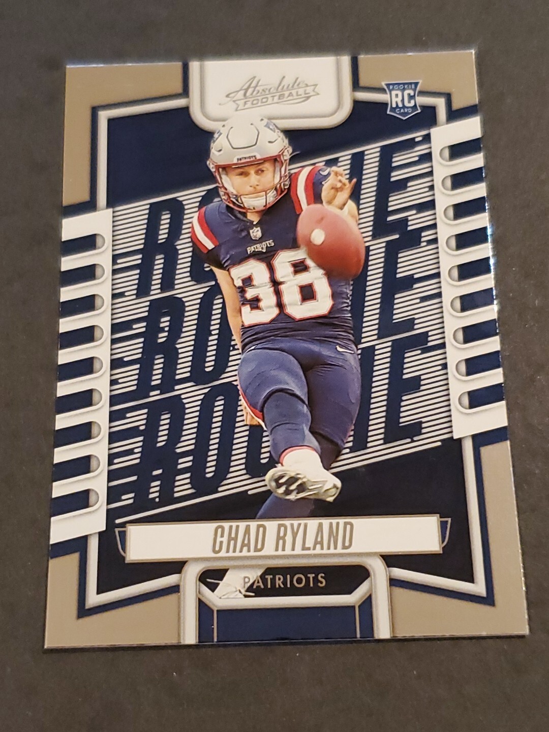 Chad Ryland 2023 Panini Absolute Football Rookie RC #197 New England ...