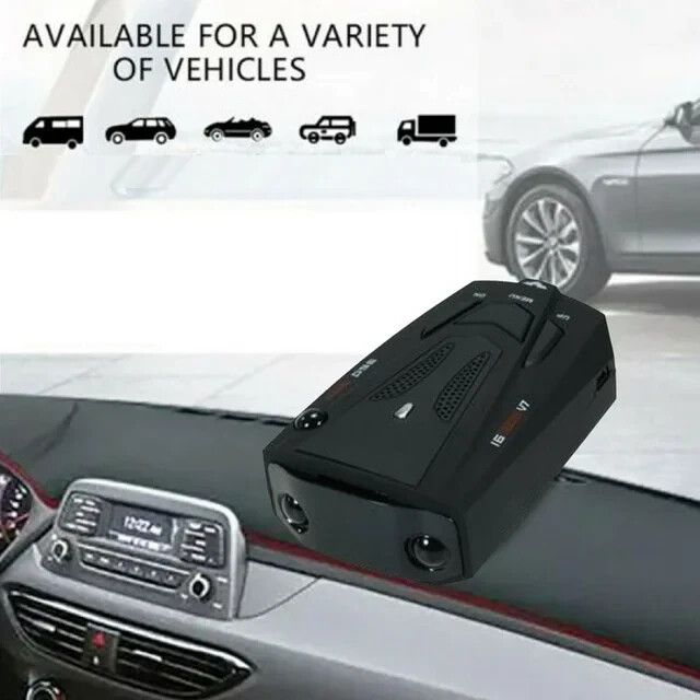 Best Laser & Camera Radar Detector Cop Cars Police Scanner Real Kit 360 ...