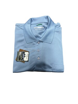 NWT 6XB 6X Big Ice Blue Bamboo Charcoal Big Tall Polo with Pocket | eBay