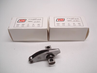 2 NEW NASCAR T&D SB2.2 HEADS STEEL SHAFT ROCKER ARMS 2.20 RATIO x 1.850 ...