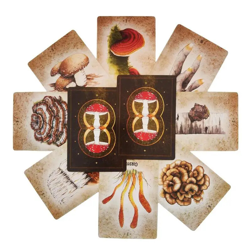 Mushroom Spirit Oracle Tarot Deck Divination Tool Fate Mysticism ...