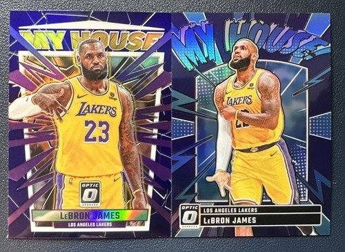 2024-25 Donruss Optic~ Lebron James ~Purple HOLO “My House” Prizm Color ...