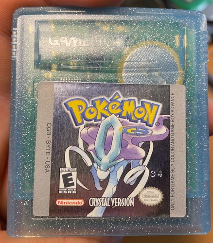 Authentic Pokemon: Crystal GBC (Game Boy Color, 2001) *New CR2025 Save ...
