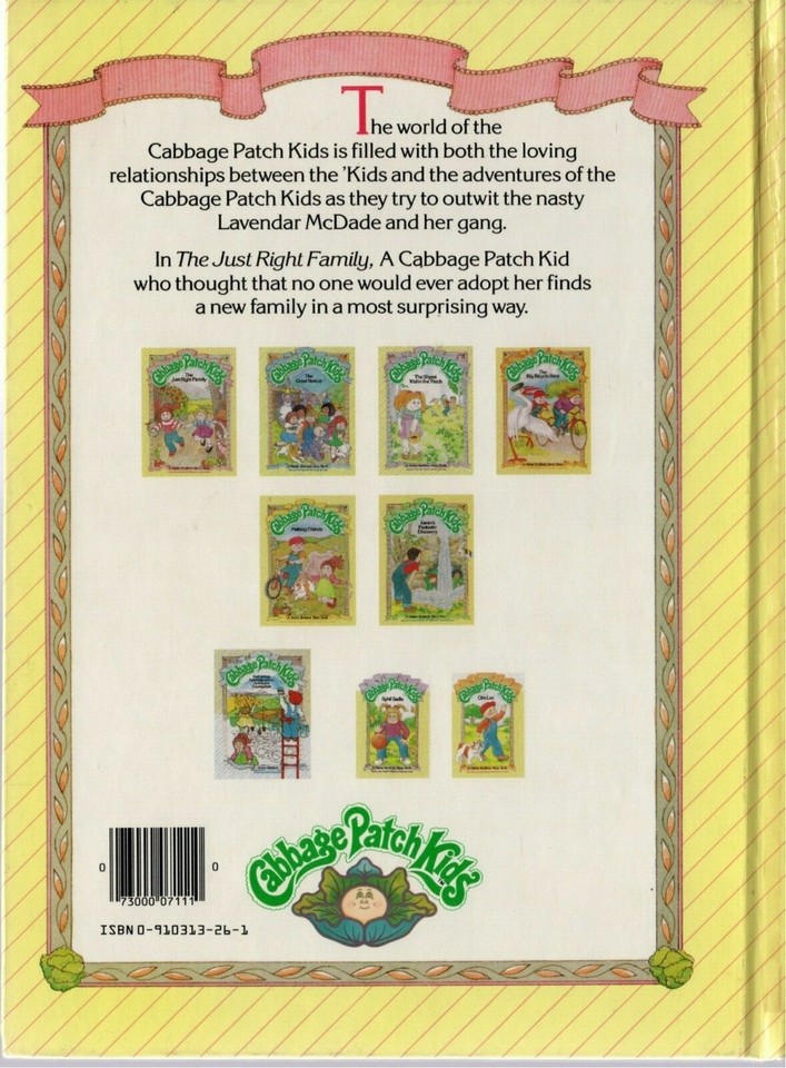 Cabbage Patch Kids - The Just-Right Family by Larry Callen | eBay