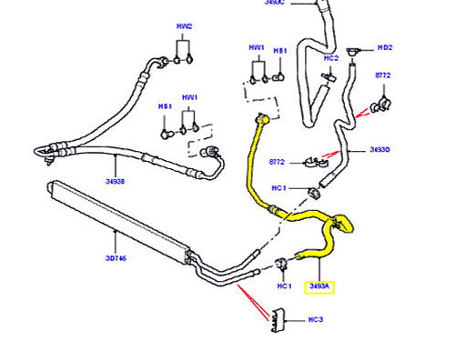 LAND ROVER HOSE GEAR TO COOLER RANGE ROVER 06-12 OEM NEW LR012758 | eBay