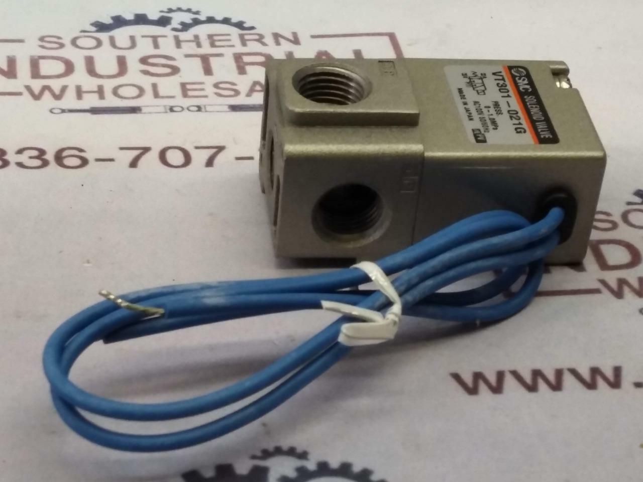 SMC Solenoid Valve Vt301-021g 100vac 0-1mpa 3-port Family for sale ...