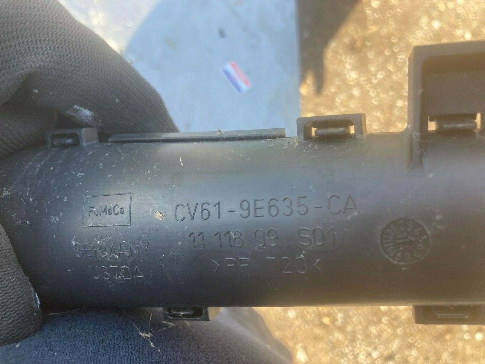 Ford Kuga C520 2.0 TDCi Air Intake Tube Duct Cv61-9e635-ca 103kw UFMA ...