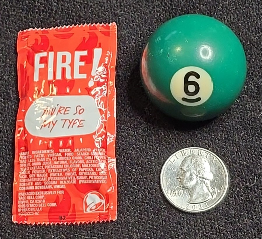 Replacement mini billiard Ball - Solid Green #6 Ball 1.5" | eBay