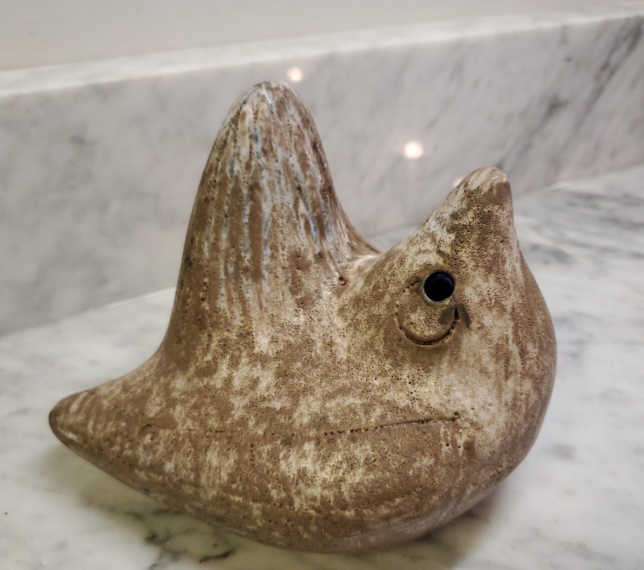 McCarty Pottery Nutmeg Bird Artist Signed EUC | eBay