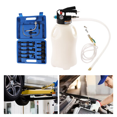 10L Automotive Transmission Fluid Transfer Pump 13 ATF Adapter Filler ...