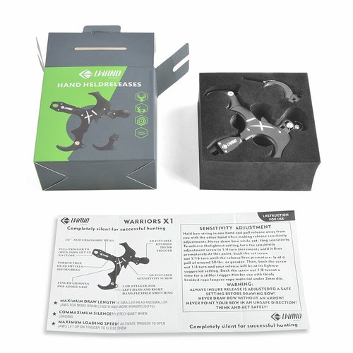 Archery Hunting Grip Compound Bow Release Aids 3 4 Finger Thumb Trigger ...