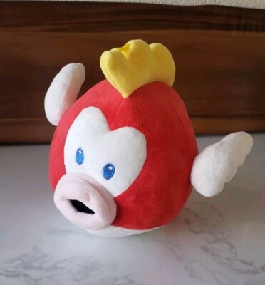 Nintendo Super Mario Kart CHEEP CHEEP FLYING FISH 10" Plush STUFFED ...