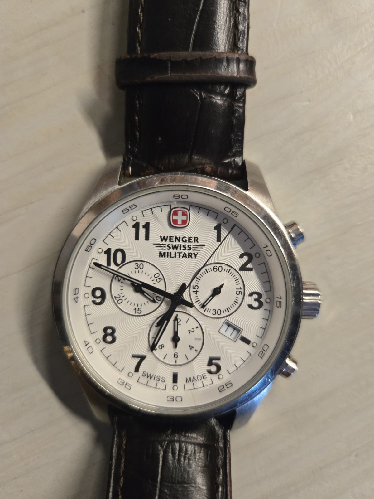 Wenger Mens Swiss Military Chronograph Watch - Gem
