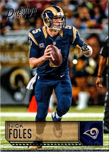 2016 Panini Prestige Nick Foles #178 Los Angeles Rams Football Card | eBay