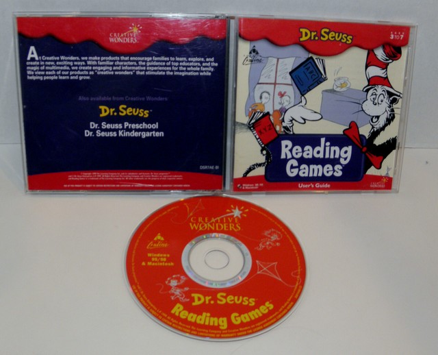 The Learning Company DR. SEUSS READING GAMES for PC, Mac for sale ...
