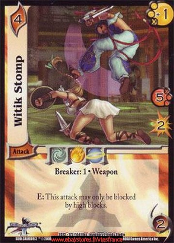 Witik Stomp - Attack [SC03] Universal Fighting System CCG | eBay