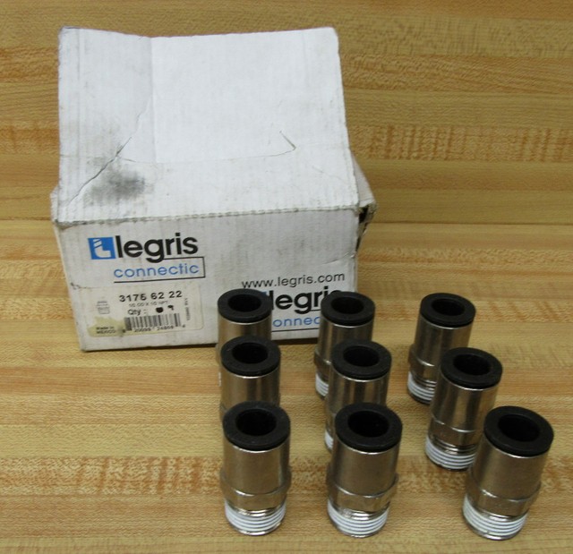 Legris 3175 62 22 Male Cnctr PushCX 1/2 Tube X MNPT Pk10 for sale ...