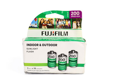 Fujifilm Fujicolor 200 Color Negative Film for ISO 200 Camera 35mm Roll ...