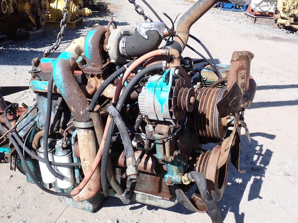 1976 International DT466 Turbo Diesel Engine GOOD RUNNER! 210 HP DT-466 ...