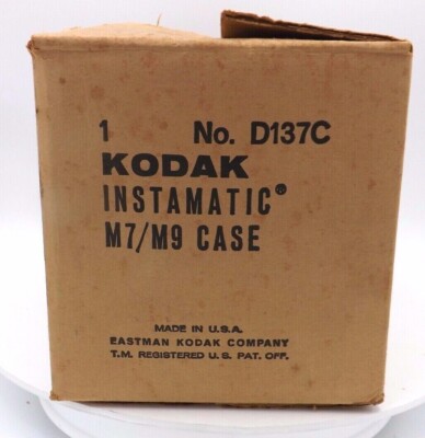 Vintage Kodak Instamatic M7/M9 Case No. D137C | eBay