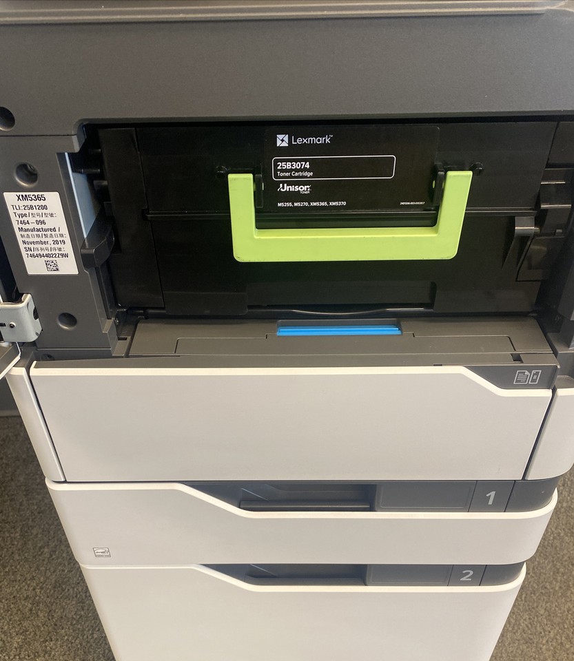 Lexmark XM5365 Laser MFP Printer B&W COPY SCAN email 65 PPM | eBay