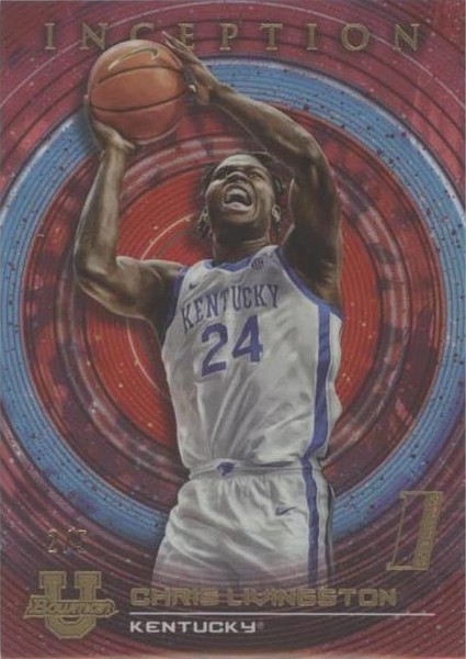 2022-23 Bowman Inception University - Red Foil V1 #29 Chris Livingston ...