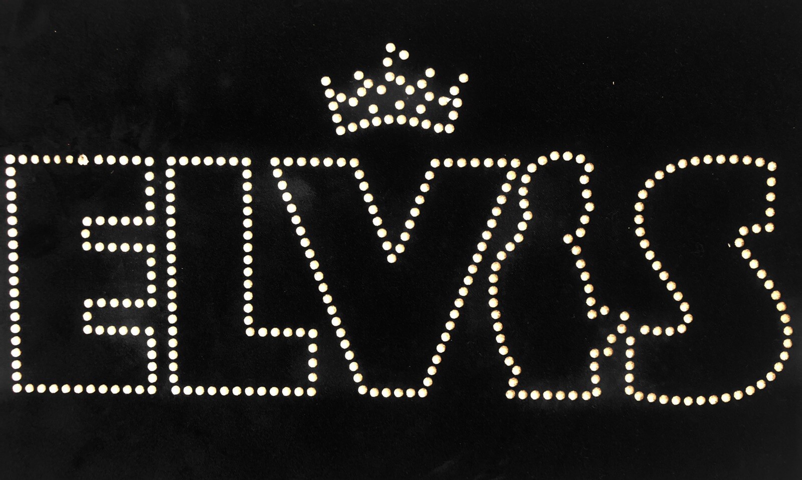 ELVIS Rhinestone 11” W X 6”. H transfer Hotfix diamanté outline | eBay UK