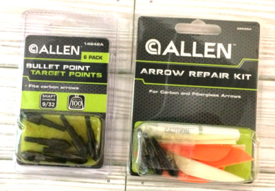 ALLEN Arrow Repair Kit For Carbon & Fiberglass Arrows & Bullet Point ...