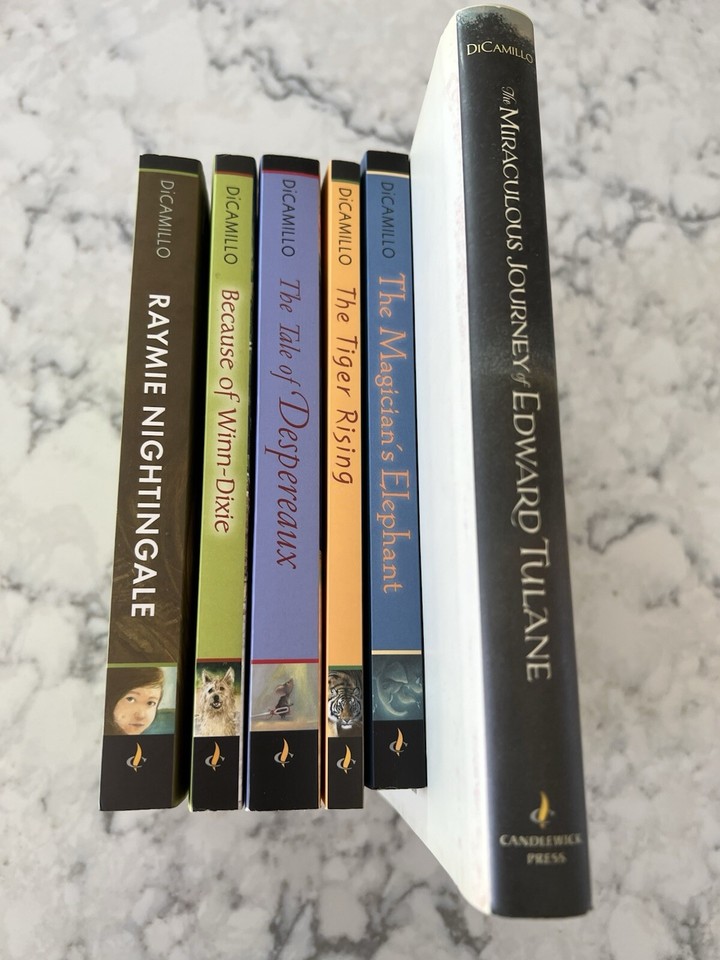 Kate DiCamillo Book Lot (6) Winn-Dixie Edward Tulane Despereaux Tiger ...