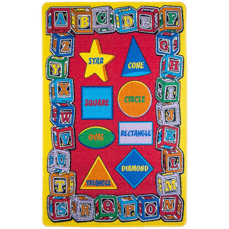 Educational Kids Rug Children for School Classroom Bedroom NON SKID GEL ...
