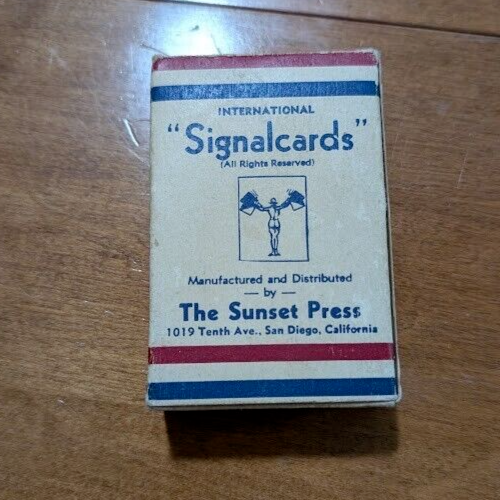 Sunset Press Signal Cards WWII US Navy International | eBay