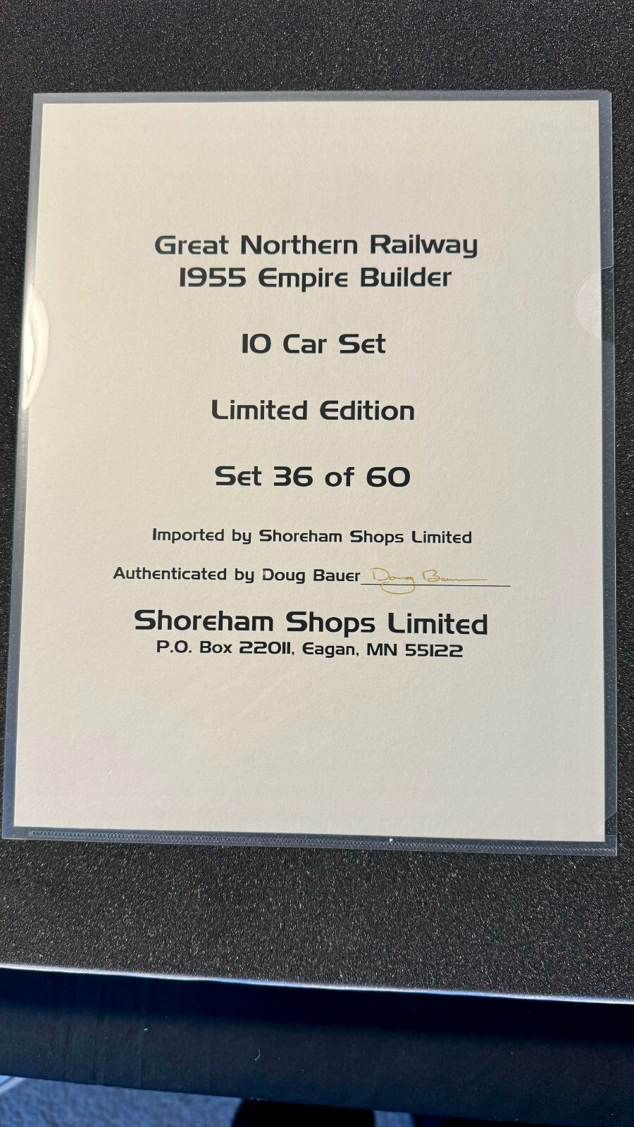 SHOREHAM SHOPS LTD GN55 EMPIRE BUILDER 1955 GREAT NORTHERN 10 CAR HO SCALE SET | eBay