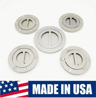 2013-2025 Dodge Ram 5th Wheel, Gooseneck Bed Plug Covers Stainless ...