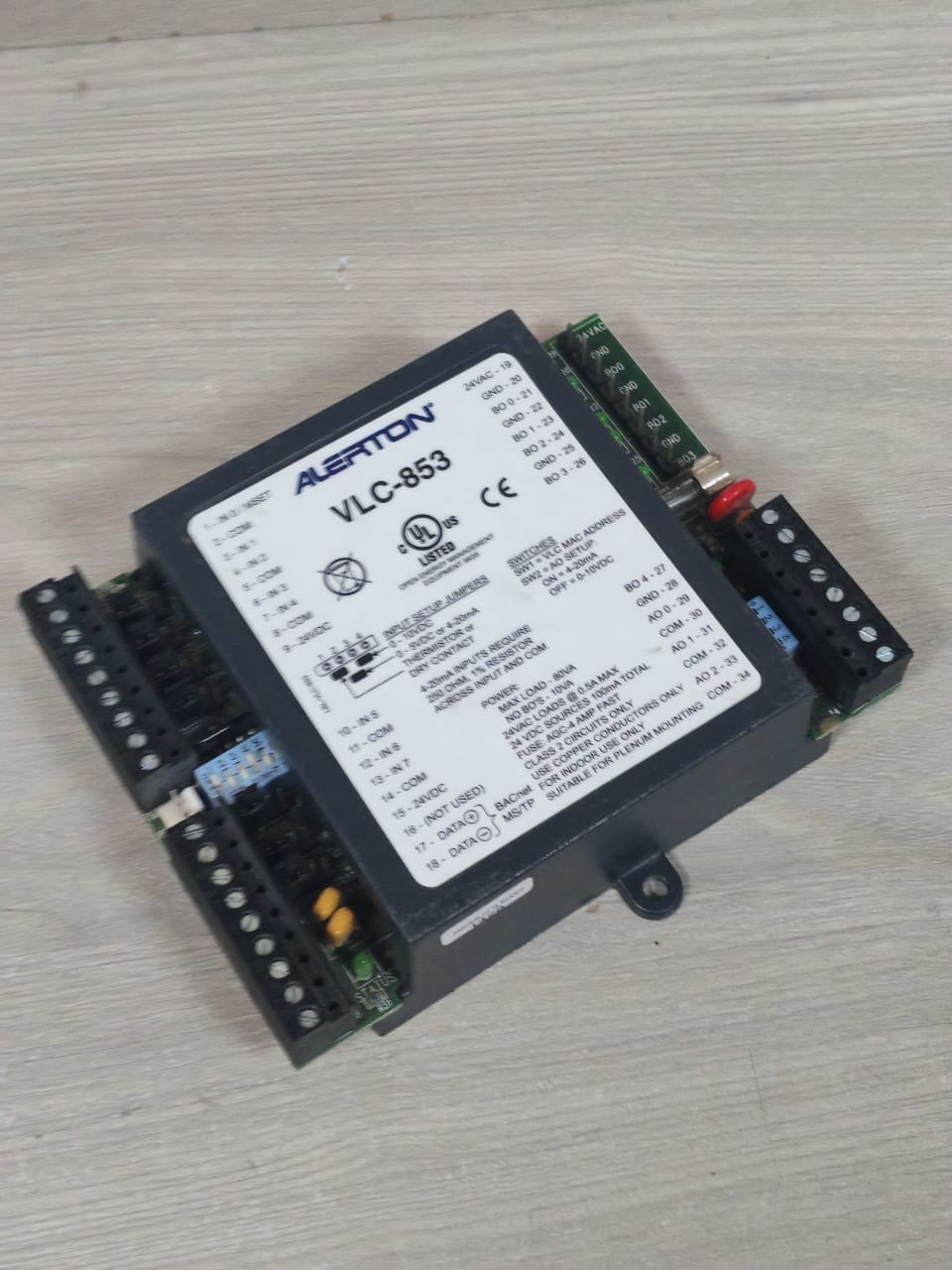 ALERTON VLC-853 BACNET FIELD CONTROLLER 24VAC- W/O ANY ACCS. | eBay