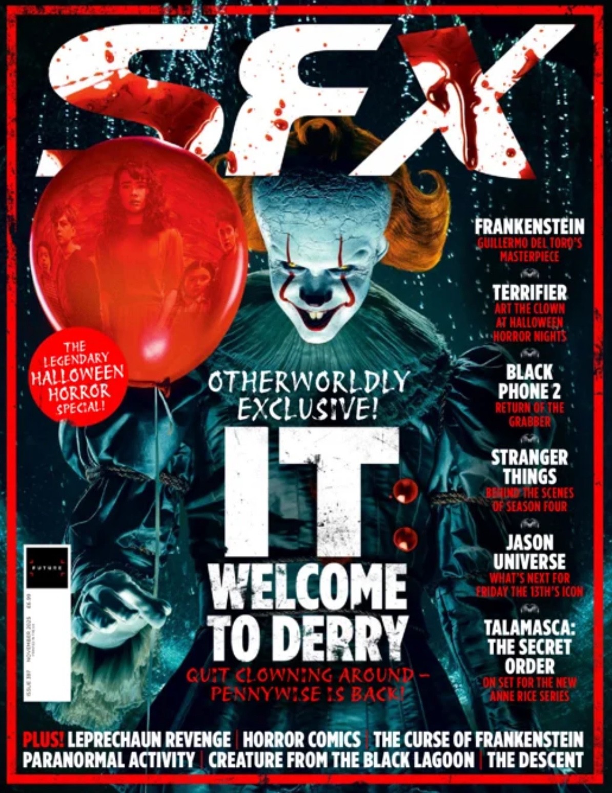 SFX MAGAZINE - NOVEMBER 2025 - ISSUE 397 - IT: WELCOME TO DERRY | eBay