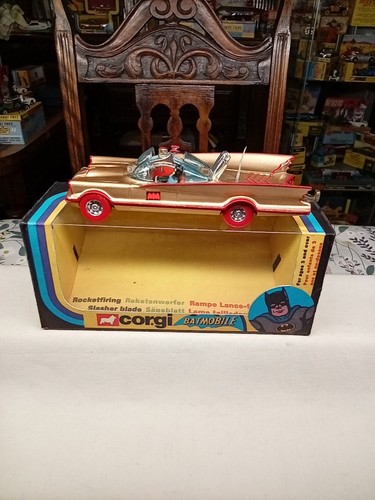 Corgi Batmobile 267, In Gold , Red Wheels And Red Piping ....WOW !!! | eBay