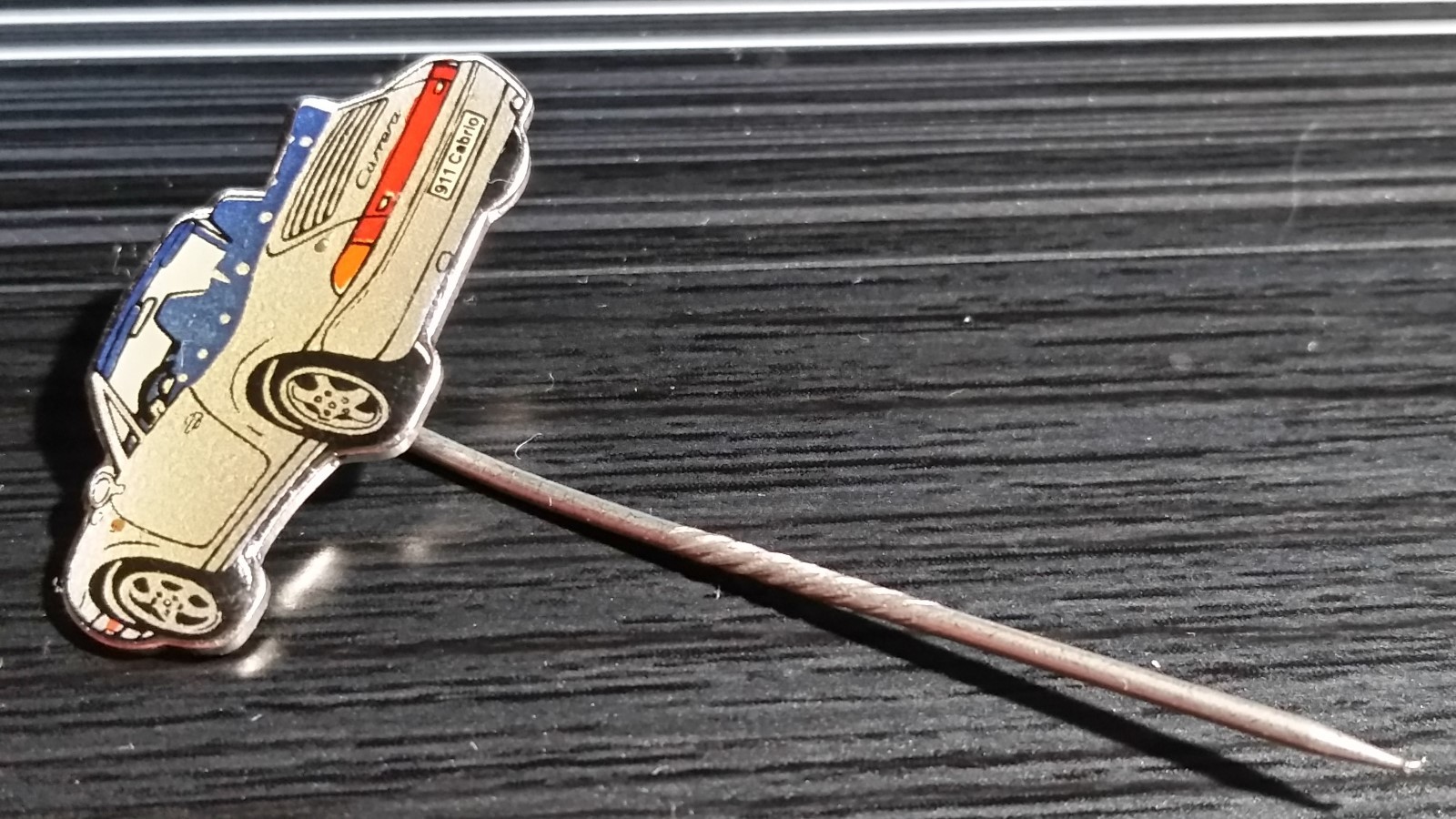 Porsche Pin 911 Convertible Silver 25x13mm ORIGINAL | eBay