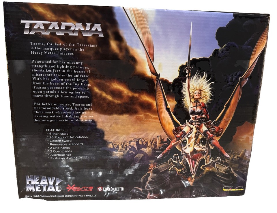 INC. Heavy Metal TAARNA & AVIS Deluxe 1/12 Scale Figure Box Set | eBay
