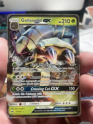 Pokémon Golispod GX 17/147 LP | eBay Australia