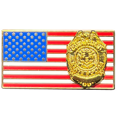 BFP-003 Connecticut State Police Trooper American Flag Pin USA CSP | eBay