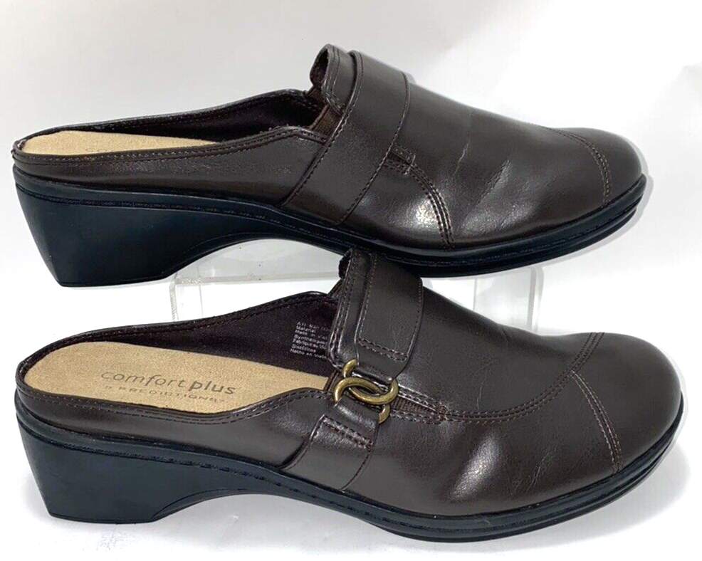 Comfort Plus by Predictions Women's Slip-on Mules Size 10 Brown B*O | eBay